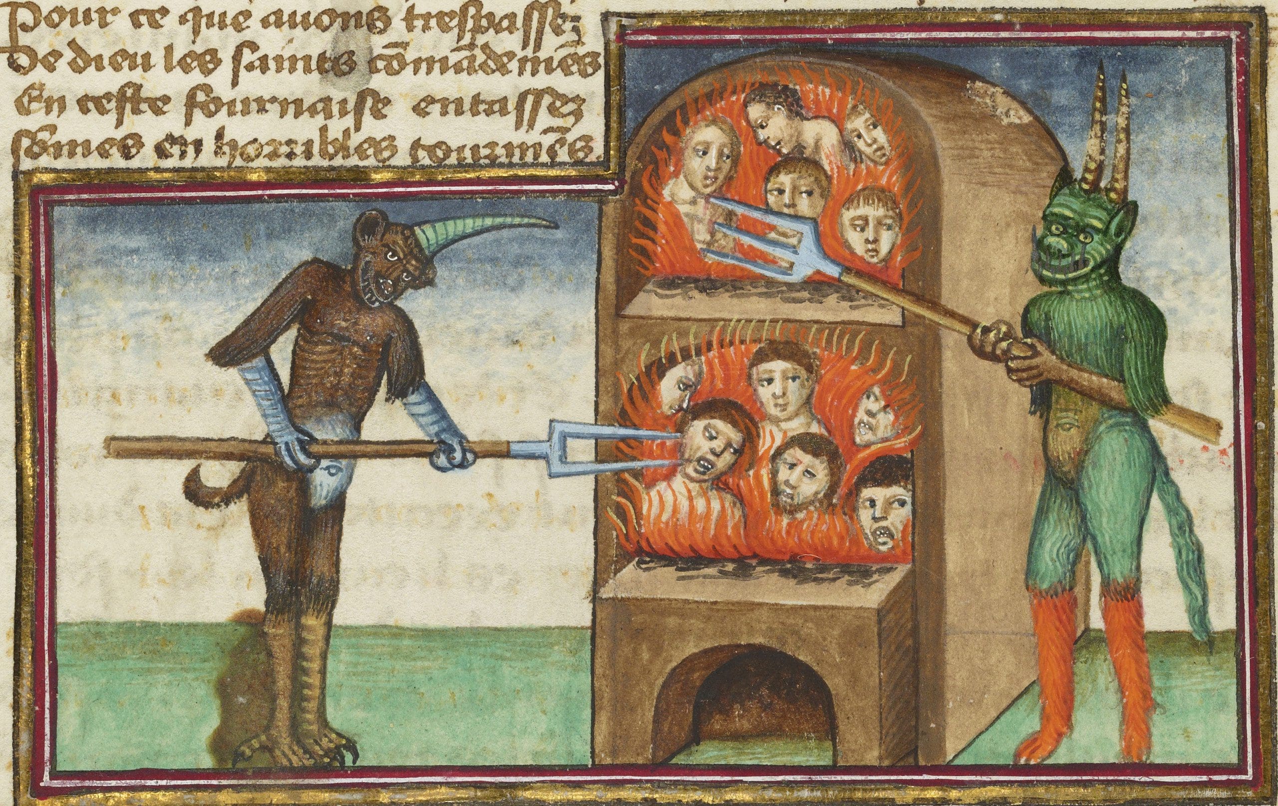 Work is Hell: Demon Laborers in Late Medieval Art - Different Visions